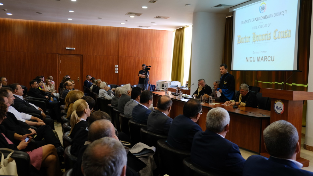 Galerie Foto – UPB a acordat astăzi titlul academic de ‘Doctor Honoris ...