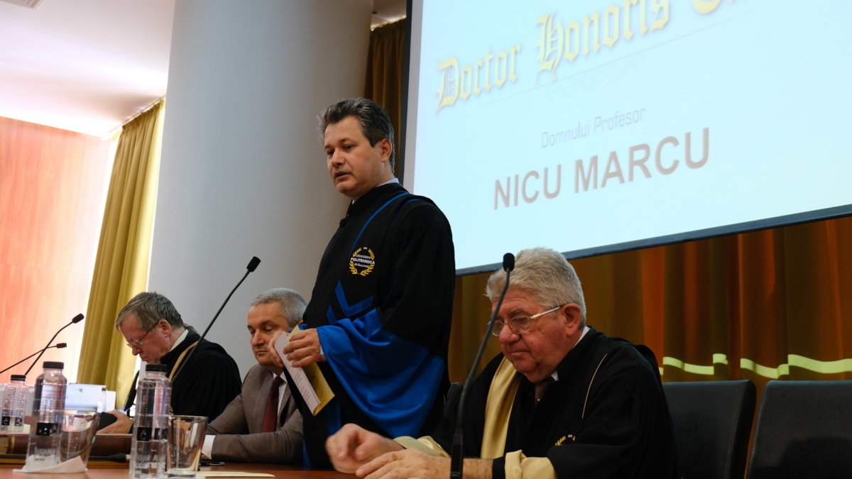 Galerie Foto – UPB a acordat astăzi titlul academic de ‘Doctor Honoris ...